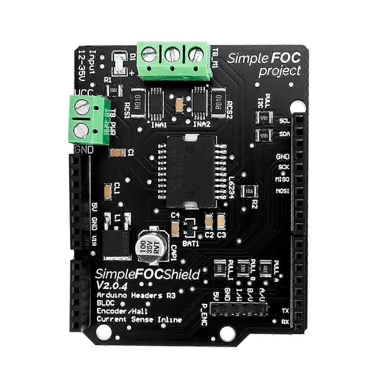 Arduino SimpleFOC Shield V2.0.4 BLDC Motor Controller with FOC for ...