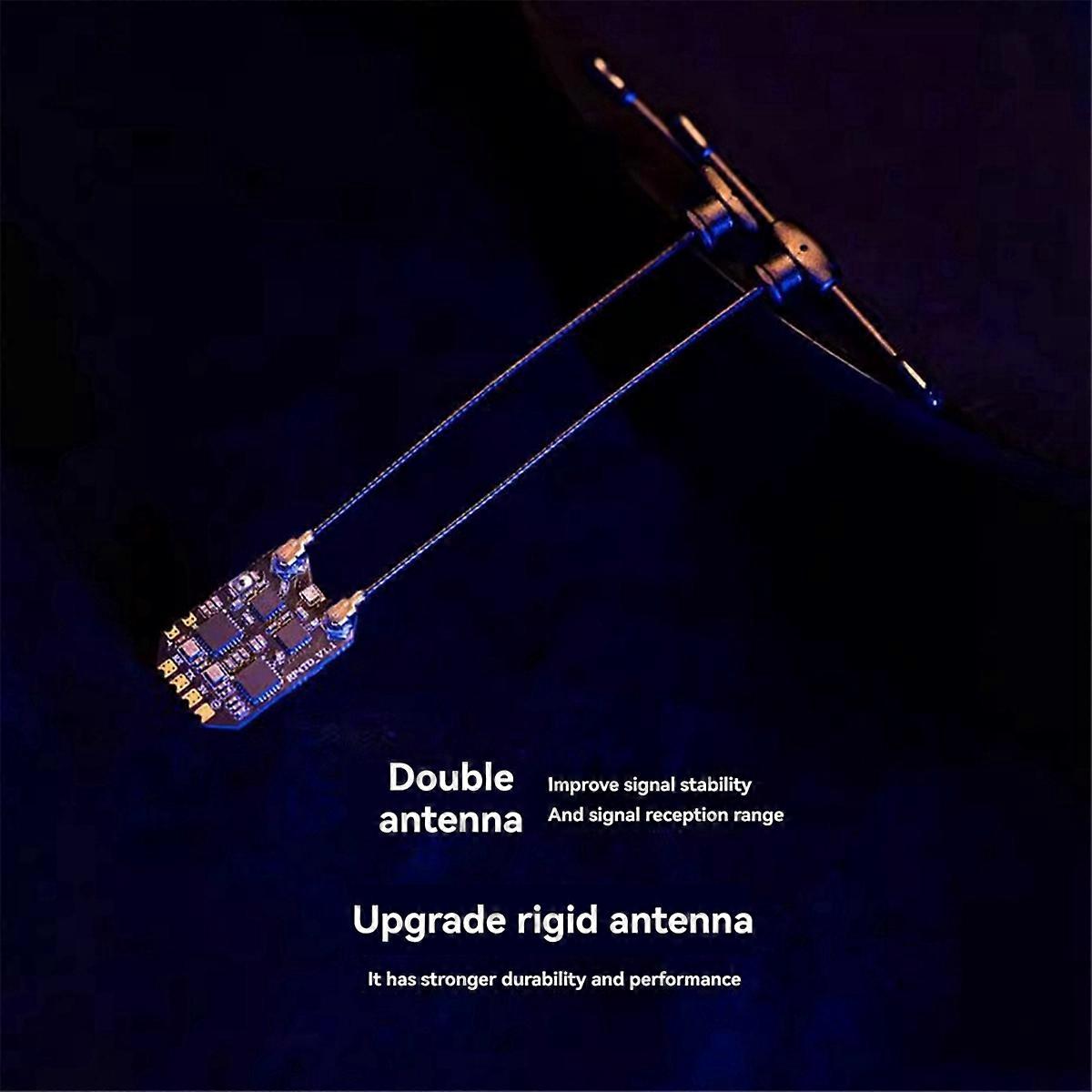 RP4TD ELRS 2.4g Diversity Receiver Fpv Dual Antenna Remote Navigation ...