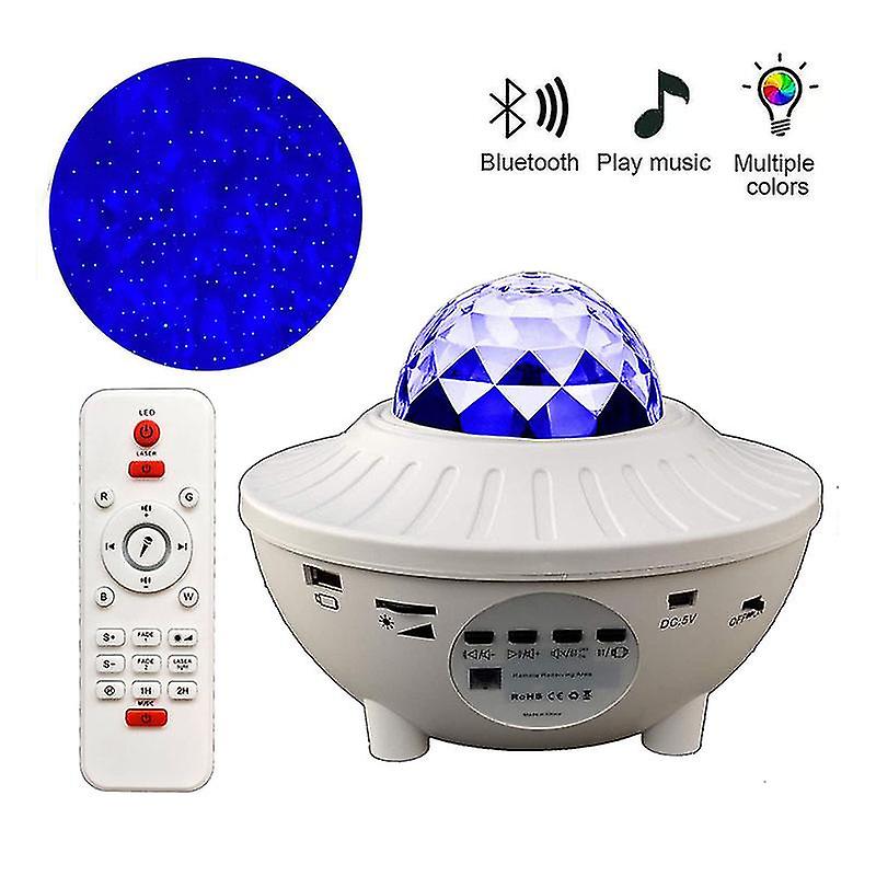 Bluetooth Led Music Projector Starry Night Light With Remote Control ...