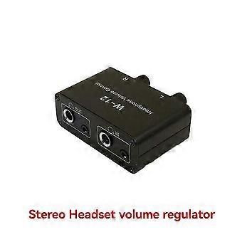 Sound Controller Headphone Volume Control 3.5mm + 6.35mm Stereo Volume ...