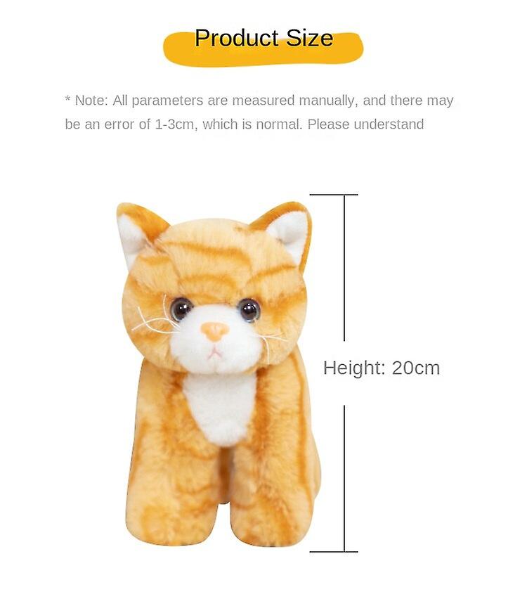 Simulation Plush Toy Cat Cute Imitation Cat Doll Ragdoll Children's ...