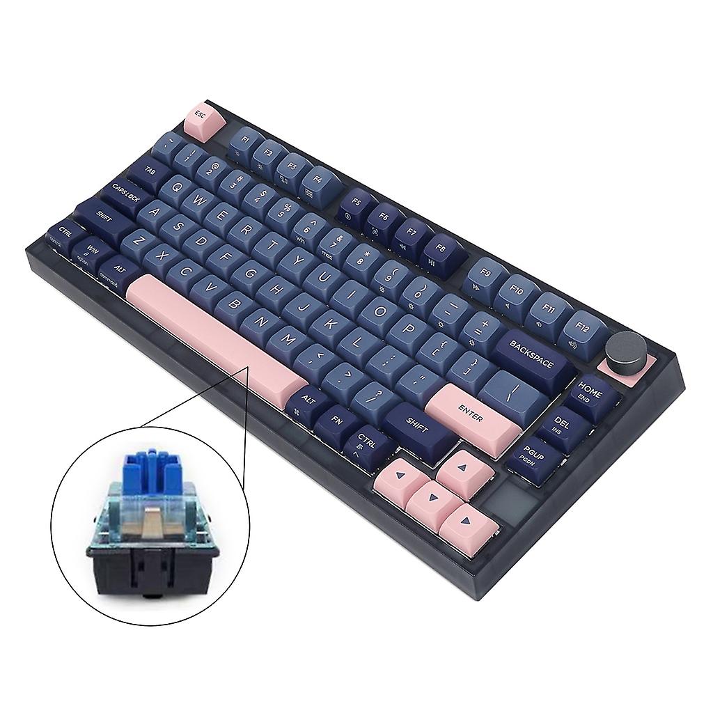 Gk75 Mechanical Keyboard Usb Wired Rgb Gateron-optical Switch Hot ...