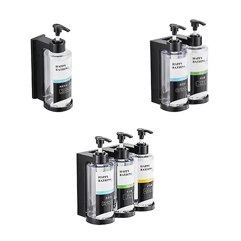 Hotel 300ml Wall Mount Shampoo Conditioner And Shower Shampoo Bottle ...