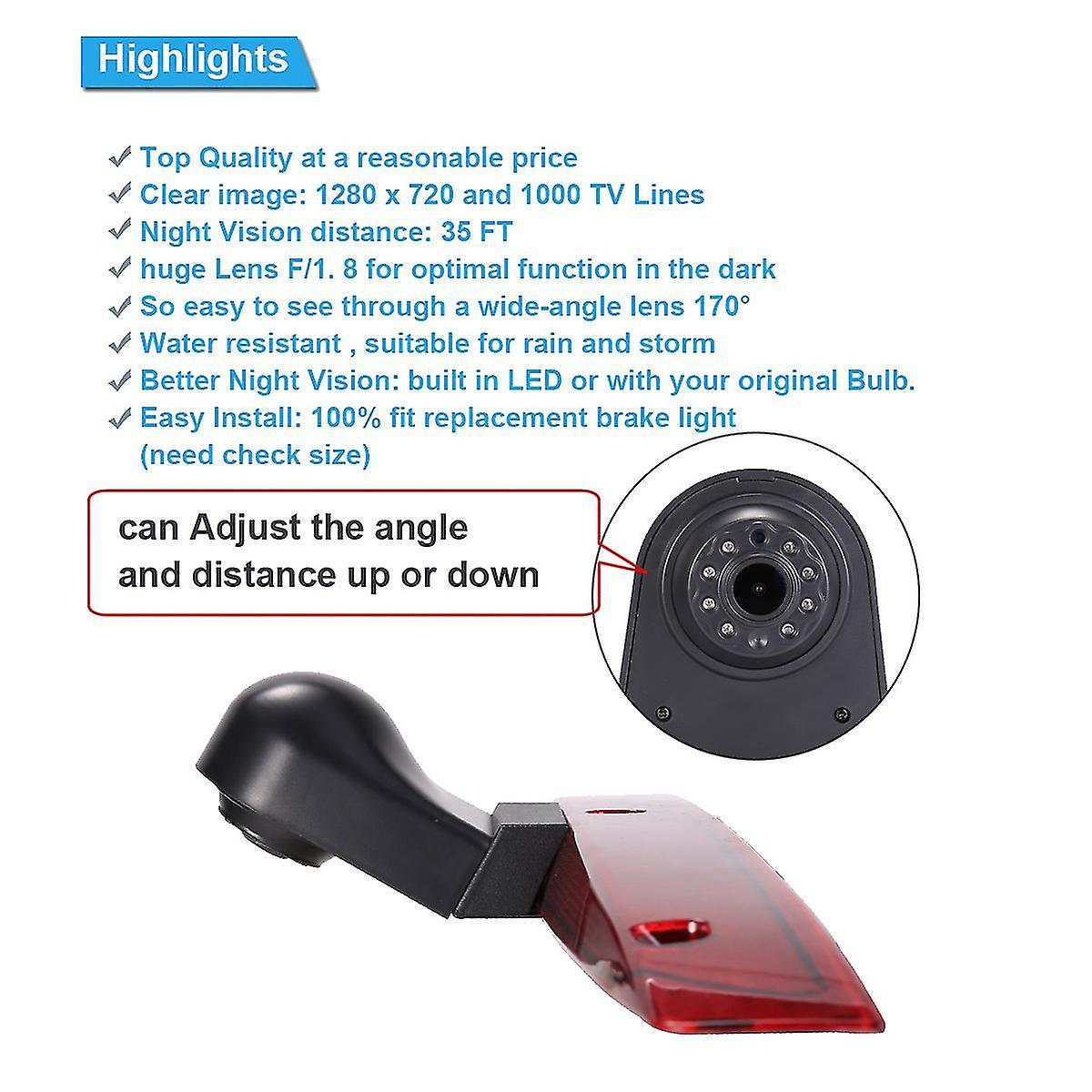 Car High Brake Reversing Camera View Camera For Vito Viano W639 2003 ...