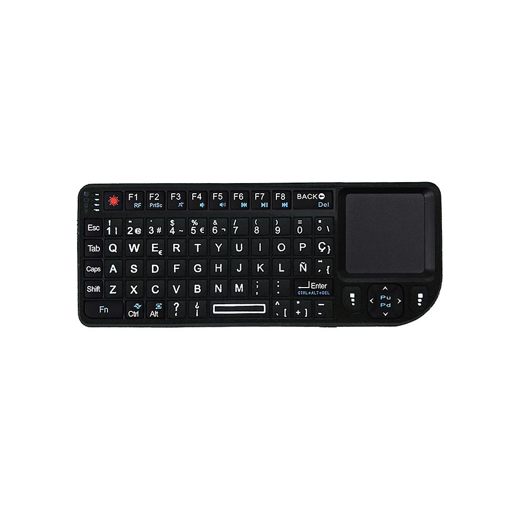 Fiauli A8 2.4GHz Mini Backlit Wireless Keyboard Air Mouse Touchpad for ...