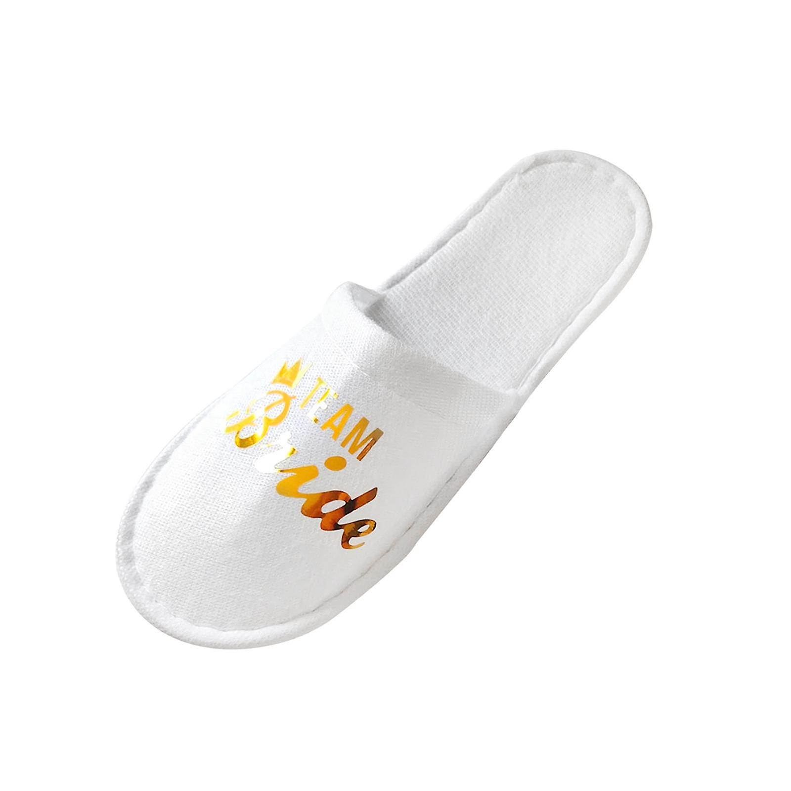 Disposable Bride Slippers House Slippers for Guests Lightweight Guest ...