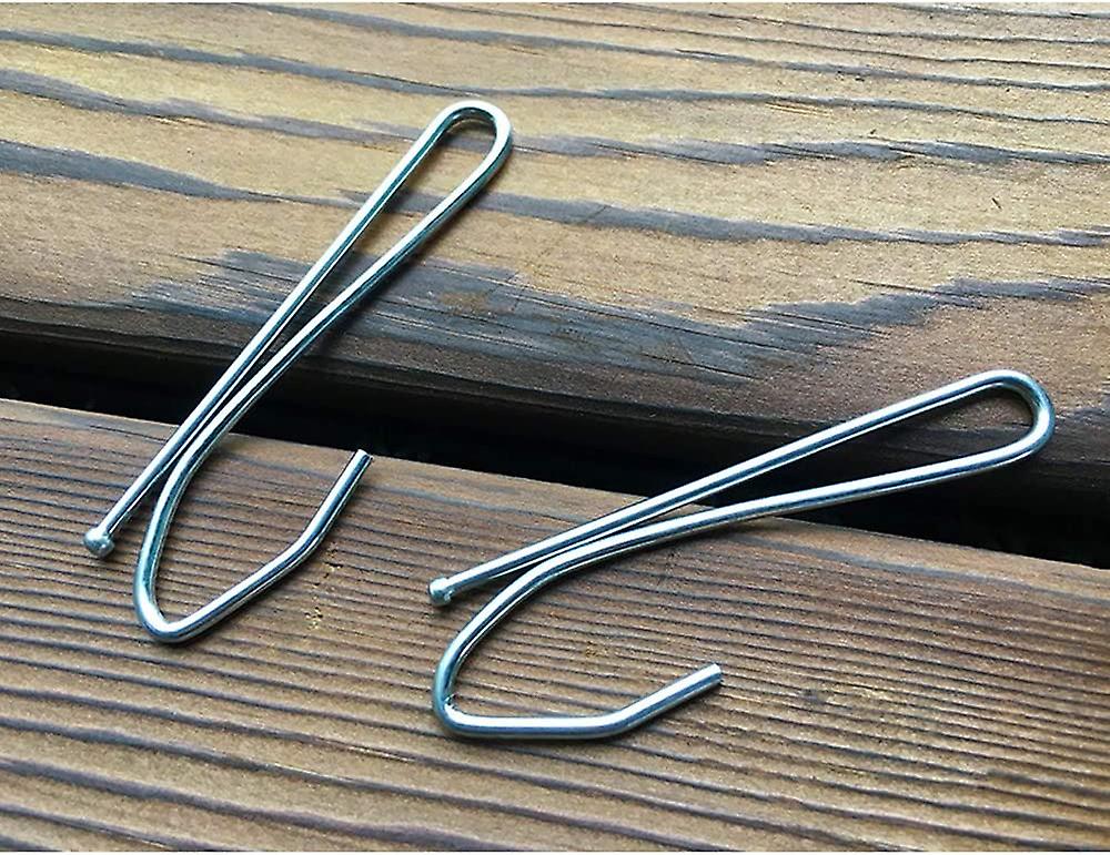 2024 New,suitable 50 Pcs Curtain Hooks Stainless Steel Pinch Pleat ...