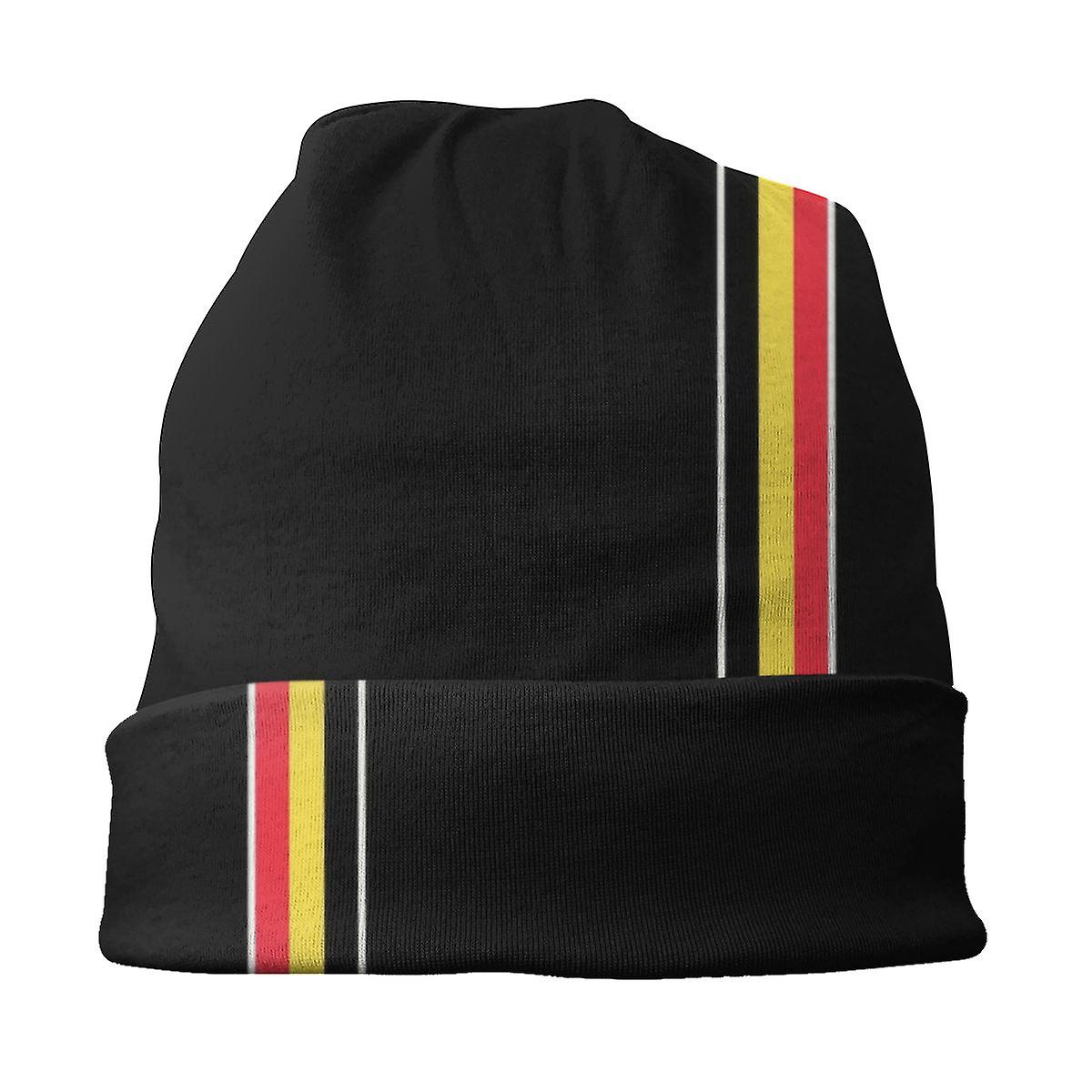 Belgian Flag Minimalist Beanies Caps Men Women Unisex Winter Warm ...