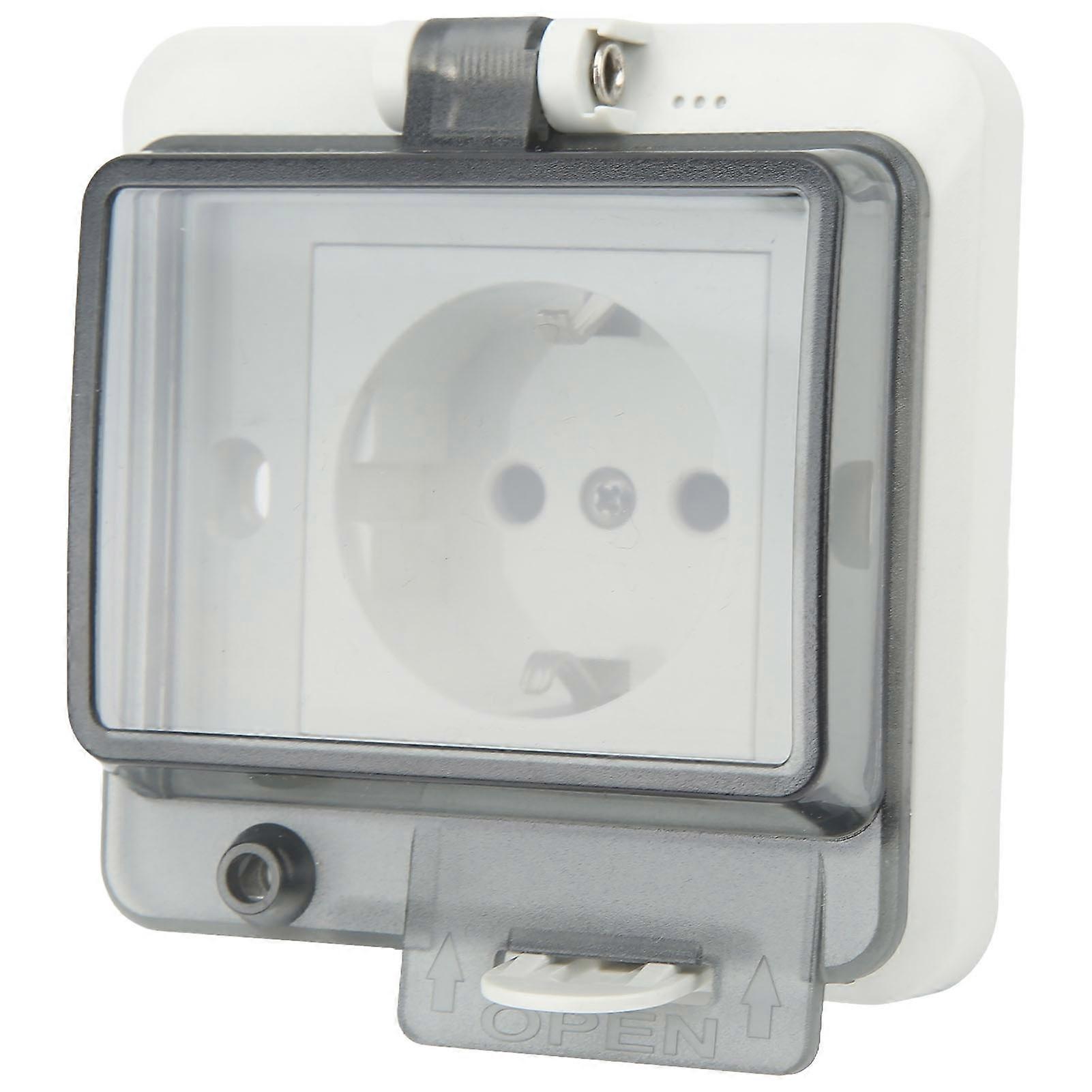 EU Standard IP66 Waterproof Wall Outlet Wall Mounted Concealed Plug ...