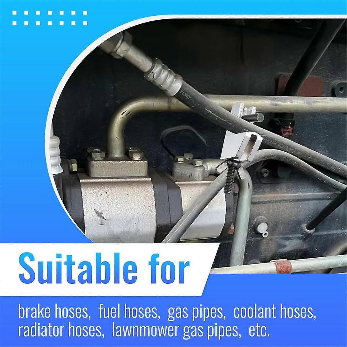 Brake Line Clamp, 2 Pcs Hose Pinch Clamp Pliers, Metal Brake Line Clamp ...