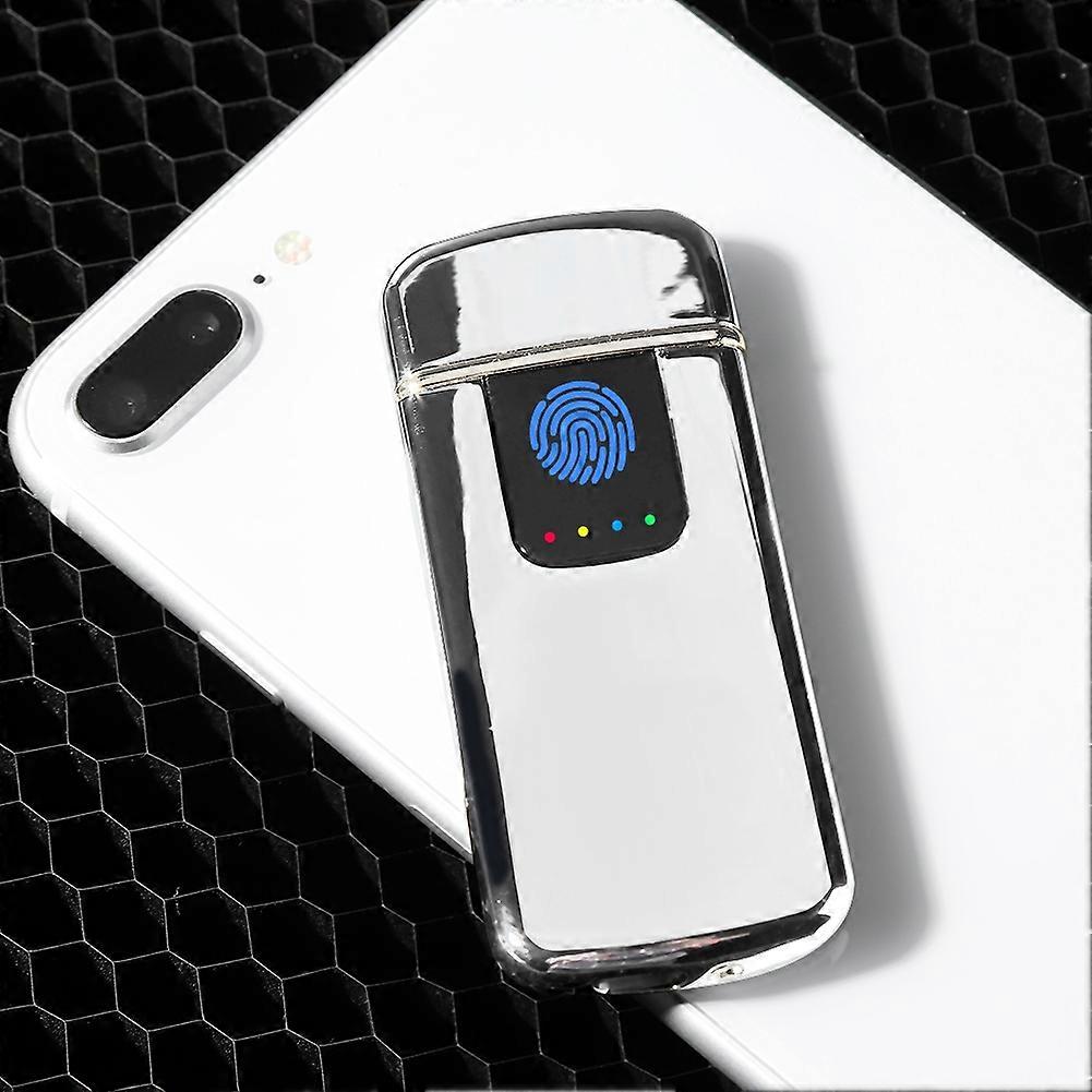 Small Metal Rechargeable Portable LED Display Touching Finger Print ...