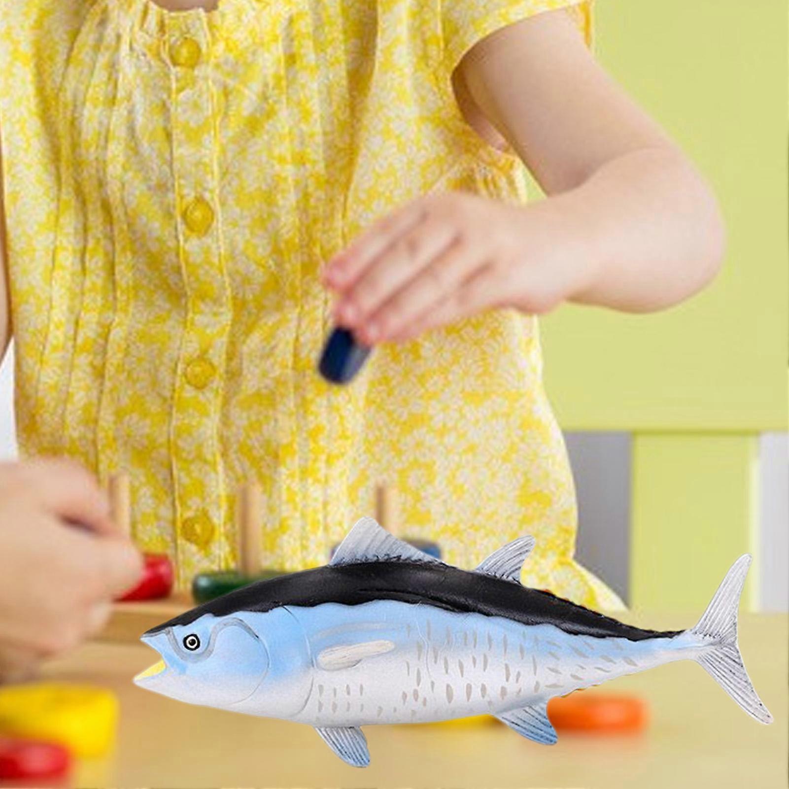 Bluefin Tuna Figure Realistic Shape Solid Model Educational Toy ...