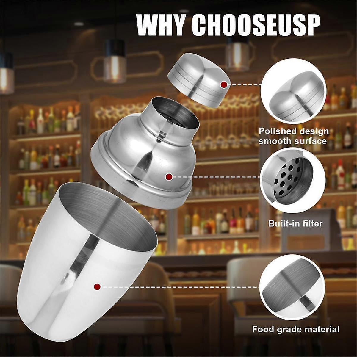 6PCS Mini Cocktail Shaker, Drink Shakers Cocktail,Stainless Mini ...