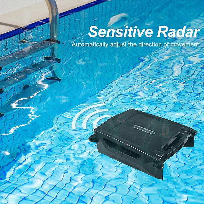 Solar Powered Cordless Robotic Cleaner With Dual Charging Auto Obstacle ...