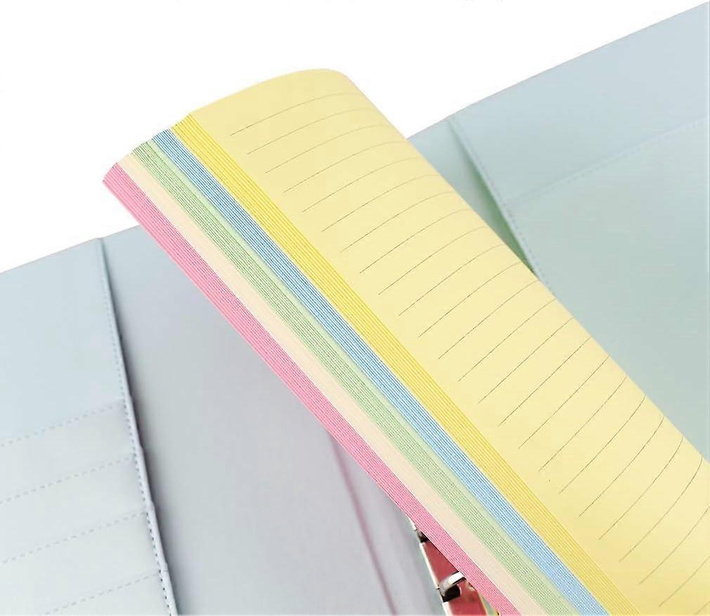 A5 Colorful 6-Hole Punched Ruled Refills Inserts for Personal Size ...