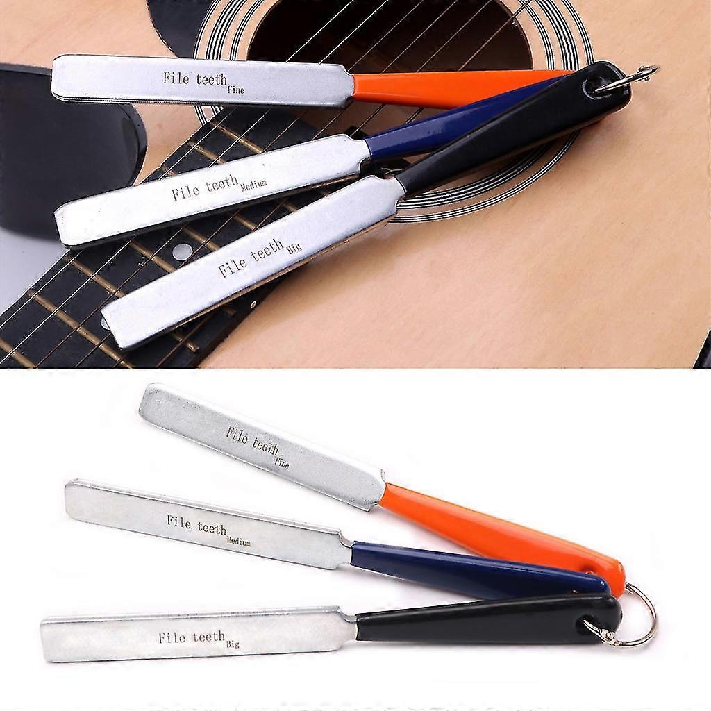 Bass Guitar Nut Files Double Edge Nut Slotting Files Set Fret Crowning ...