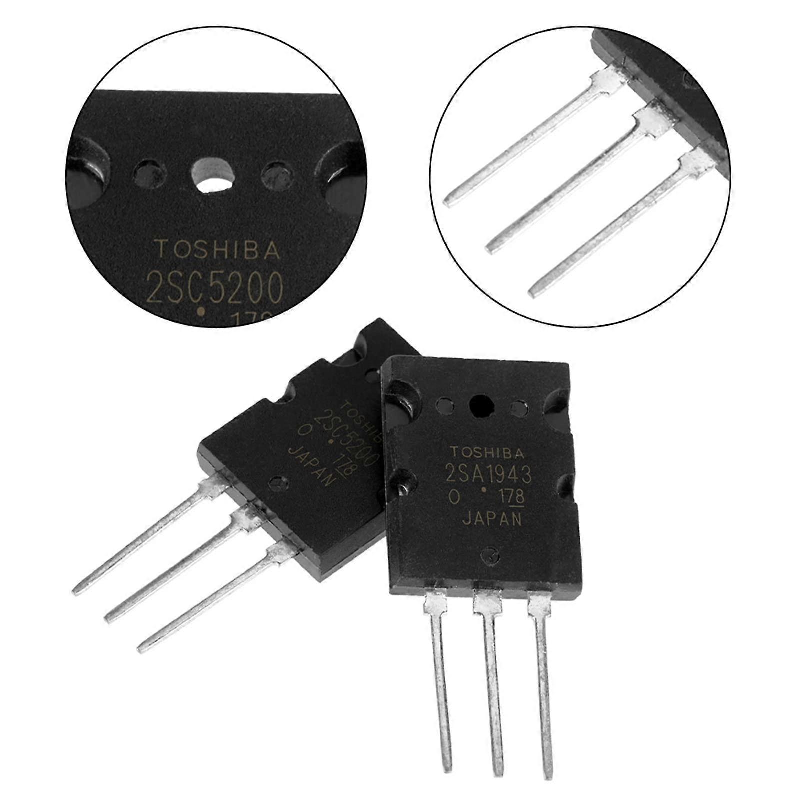 High Power Transistor, 5 Pair High Power Matched Audio Transistors ...