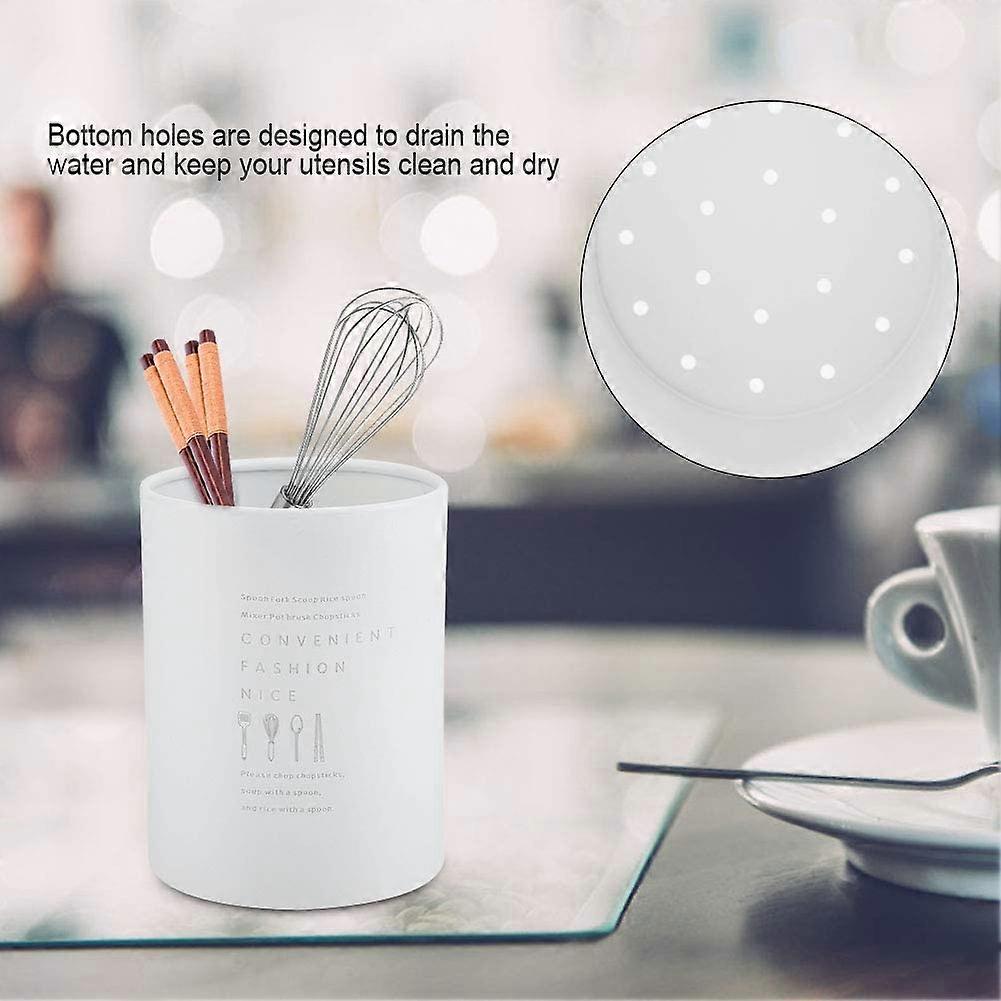 White Utensils Holder, White | Fruugo UK