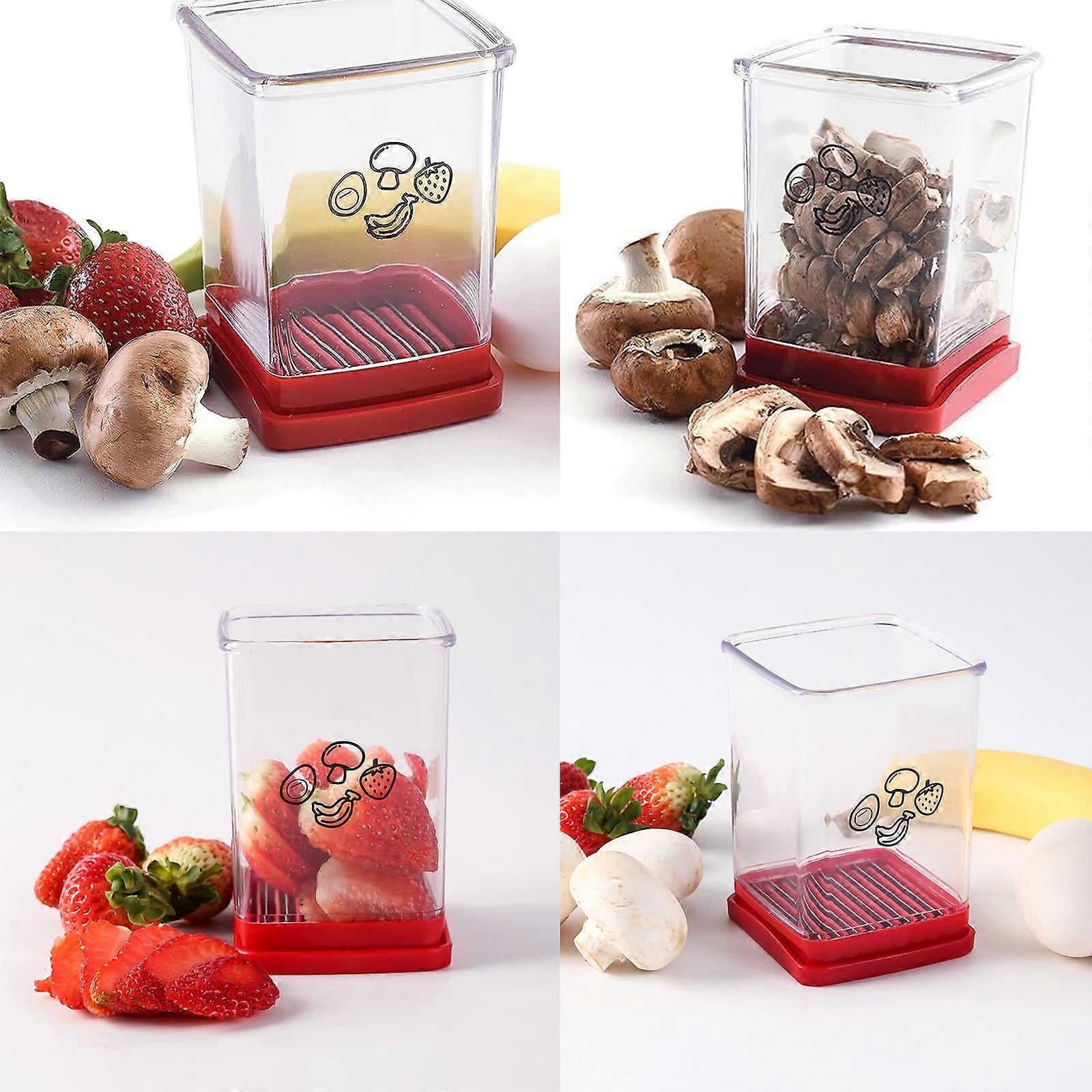 Fruit And Vegetable Speed Slicer With Push Plate, Fruit Slicer Cup Egg ...