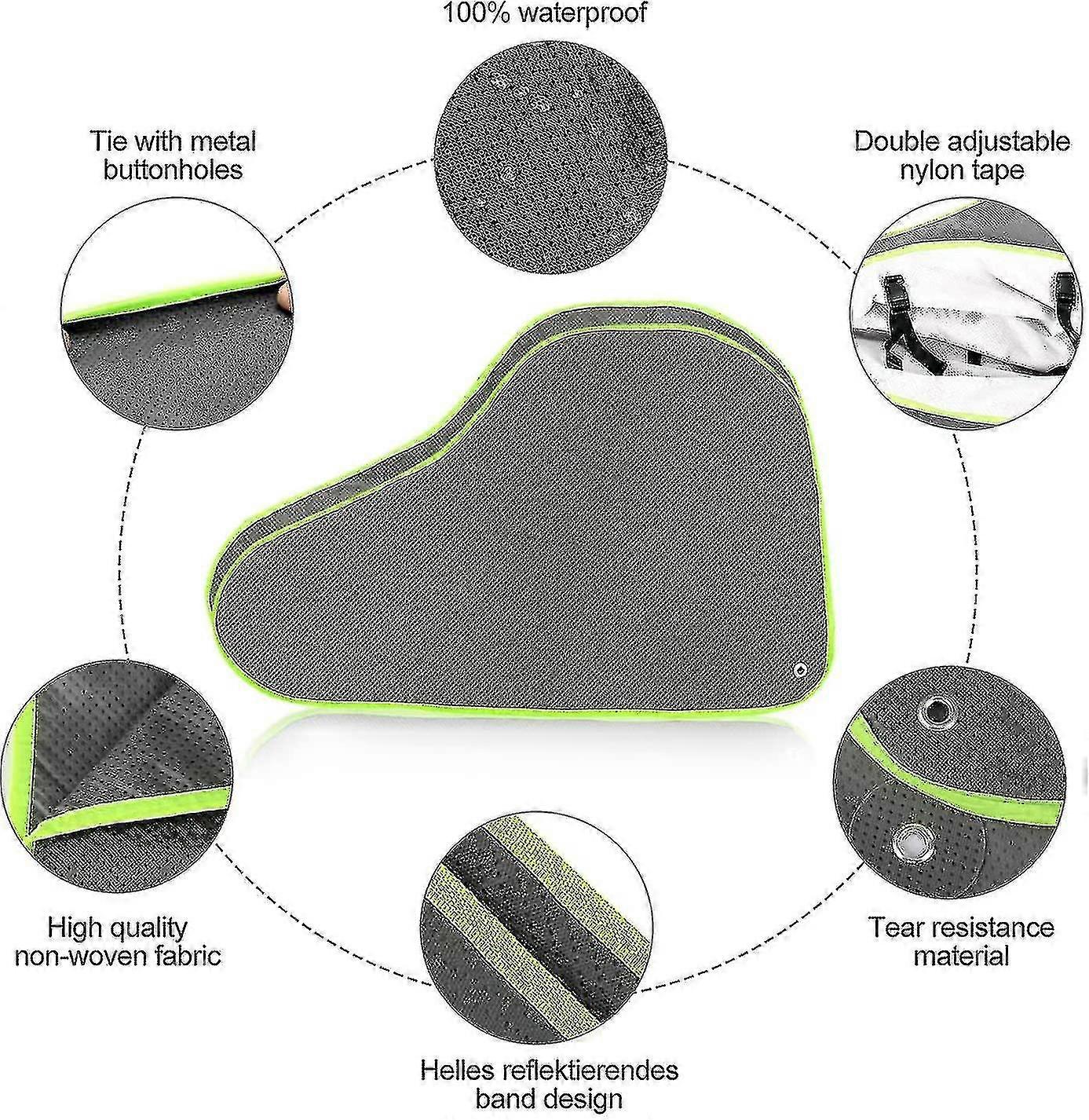 Starlight-drawbar Cover For Caravan And Trailer With Green Reflective ...