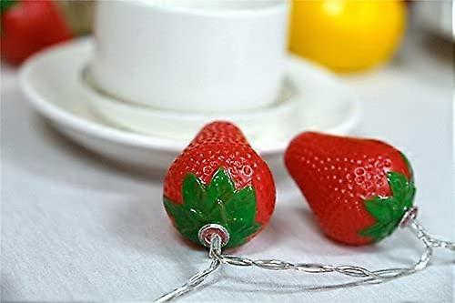 20LED Fruit Strawberry String Lights Battery Powered Indoor Outdoor ...