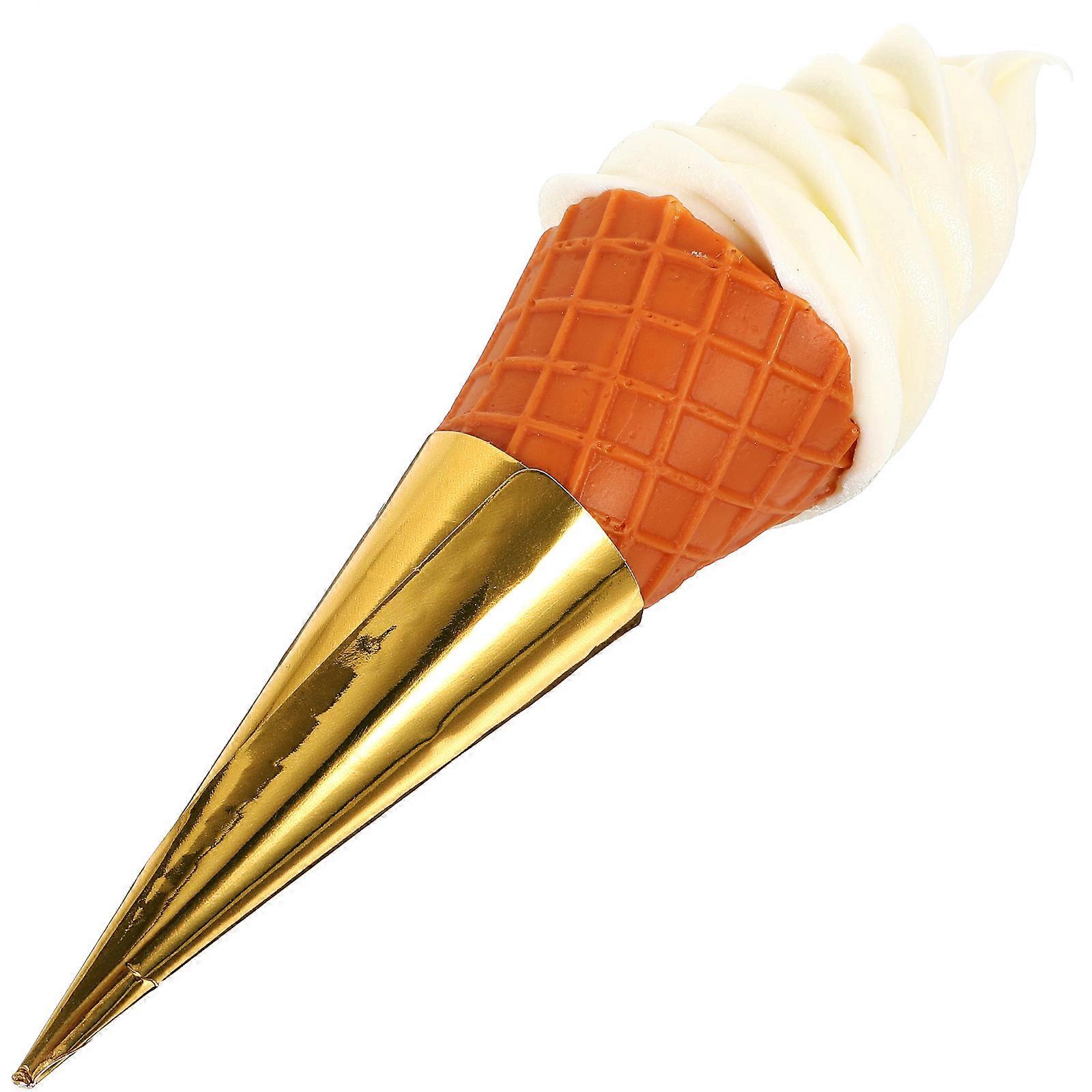 Artificial Ice Cream Cone Fake Ice Cream Model Simulation Dessert Faux ...