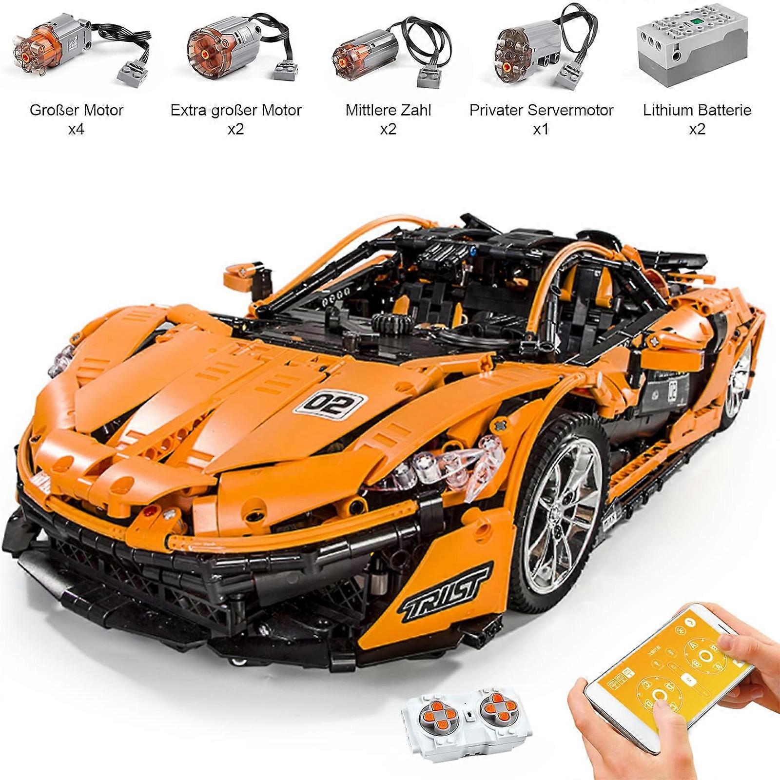 Mould King Technic McLaren P1, Race Car Model Building Kit, 1:8 Scale ...