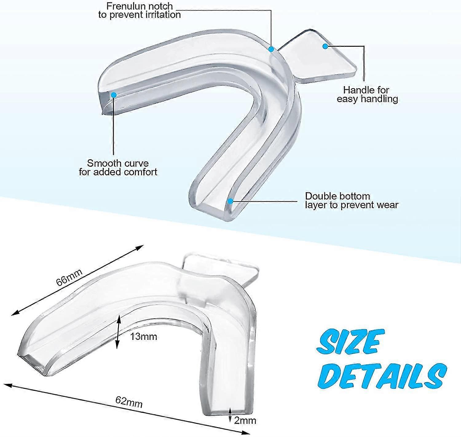 16 Pieces Dental Splint Set 15 Pieces Grinding Splint Aqualizer Bite ...