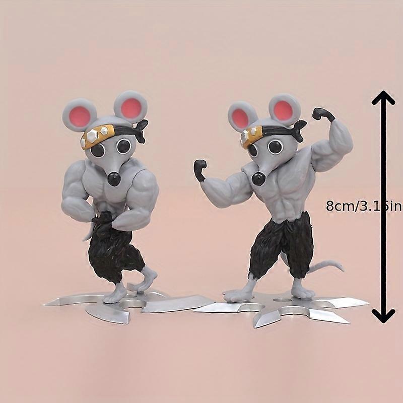Random Anime Figure Muscle Rat Action Figure Collection Model Doll Toys ...