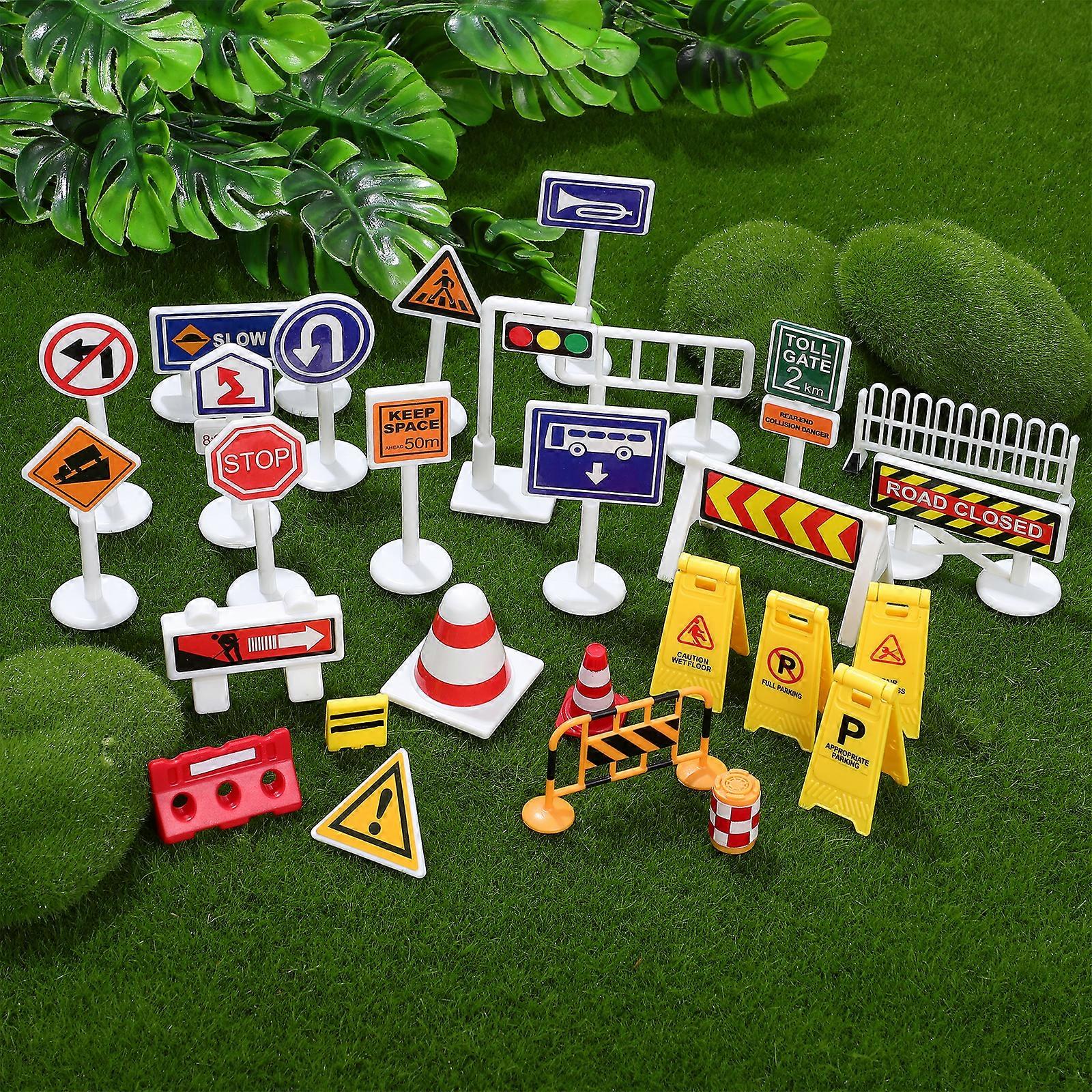 Play Traffic Signs for Kids Road Signs Set Street Signal Traffic Toys ...