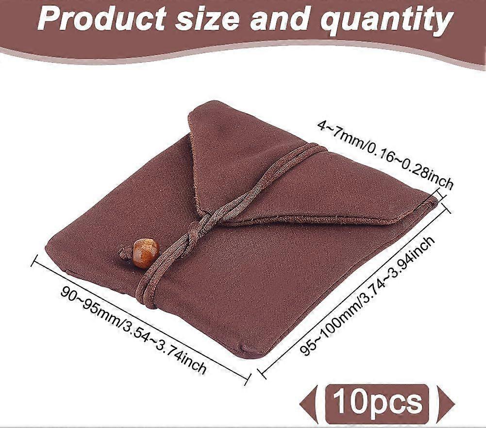 10 Pcs Cloth Jewelry Bags, Rectangle Velvet Jewelry Storage Pouches ...