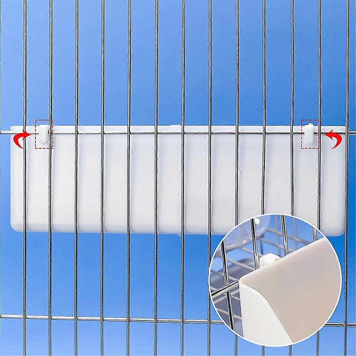 Portable Double Slot Grid Design Bird Feeder Can Hang Bird Food and ...