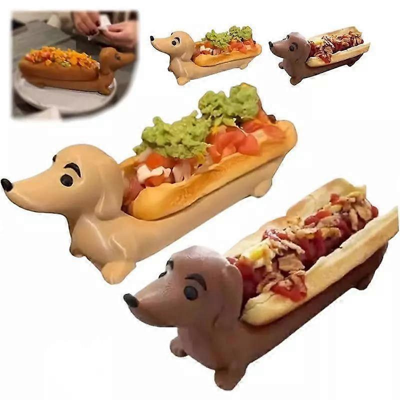 Hot Dog Dachshund Shaped Tray Funny Hot Dogs Sushi Serving Tray ...