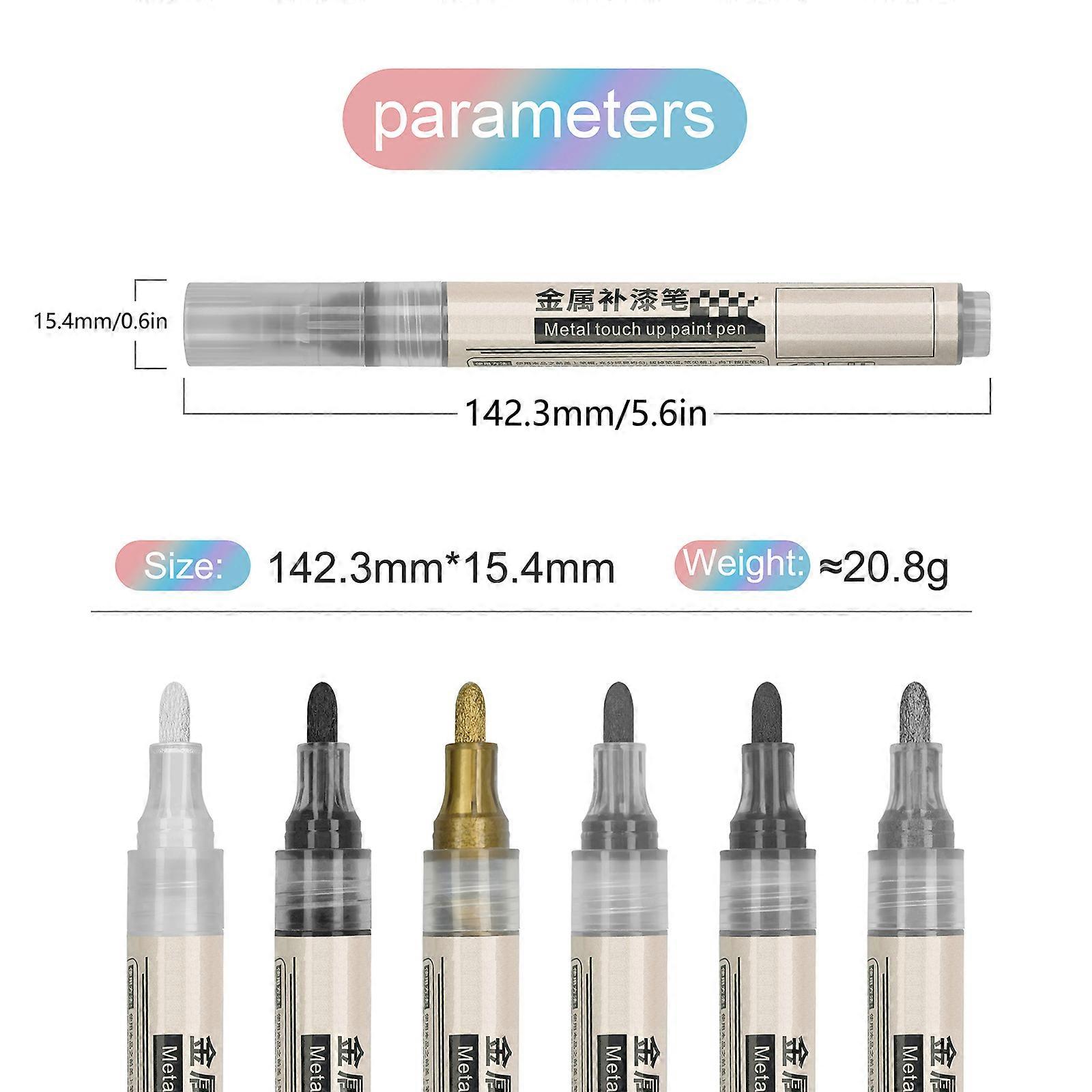 Metal Paint Pen, Permanent Paint Marker Pen Quick Drying Waterproof ...