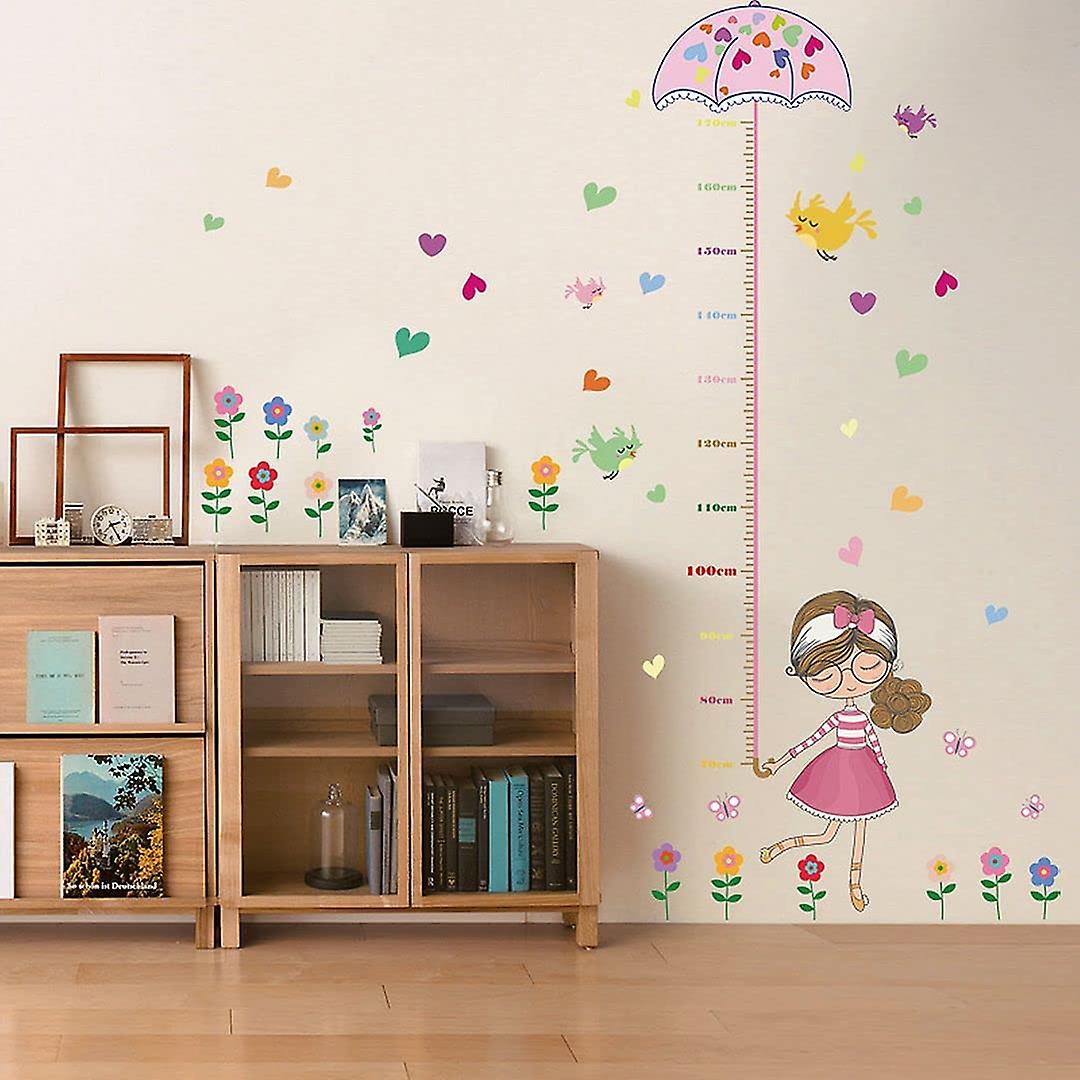 Height Growth Chart Kids Measuring Height Indicator Wood Hanging Tape ...