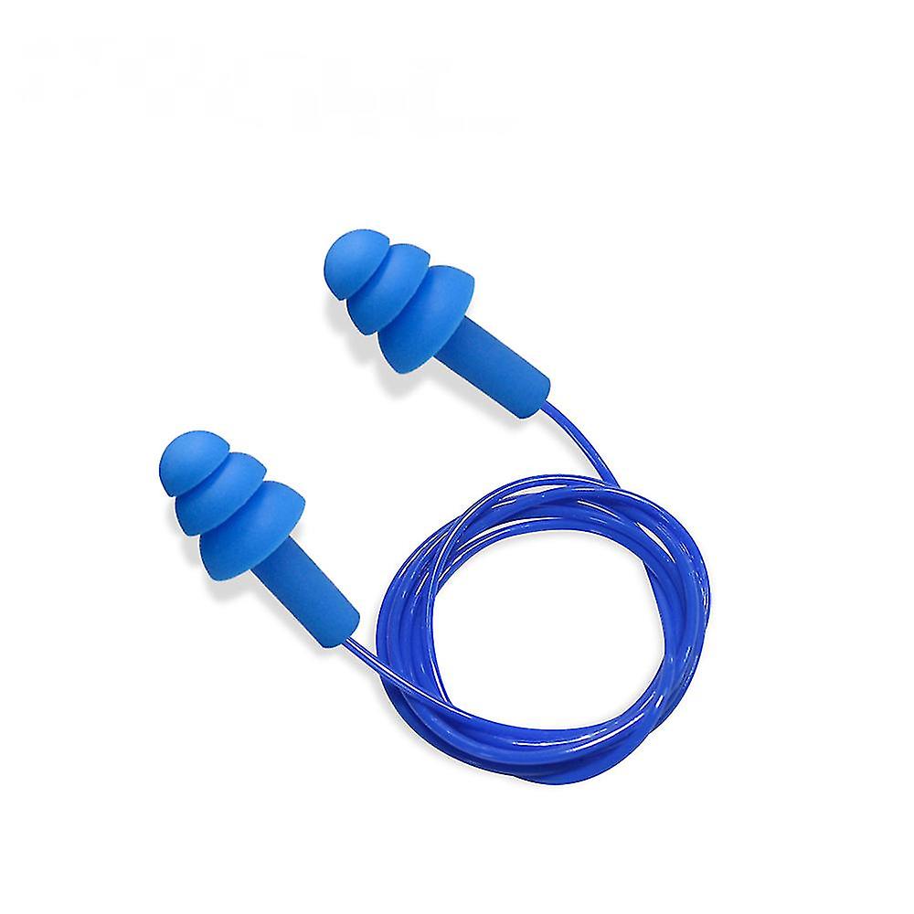 Wireless Silicone Earplugs, Waterproof Silicone Gel Corded String Ear ...