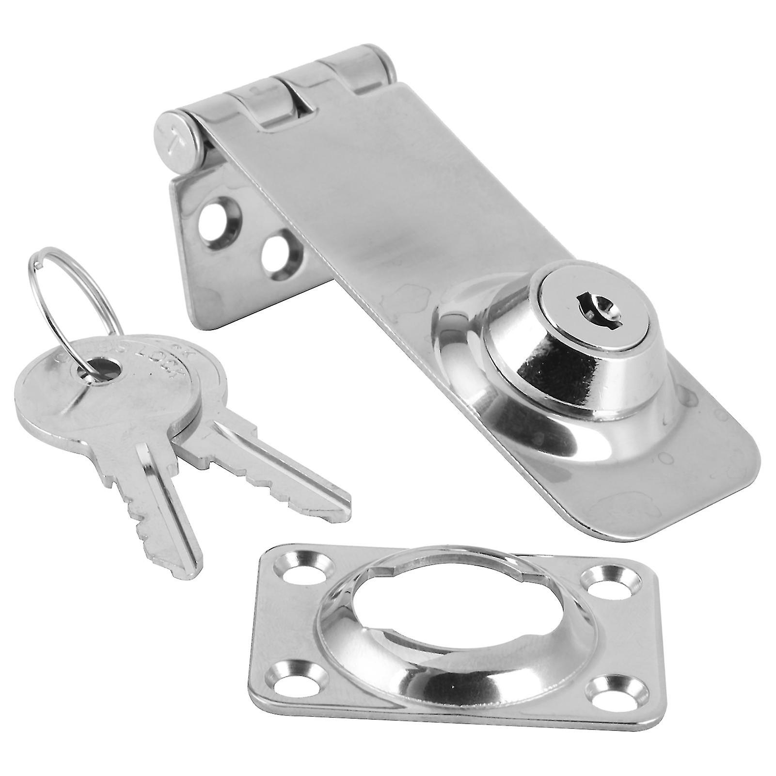 Keyed Hasp Locks Stainless Steel Locking Hasp Latch For Boat Yacht ...