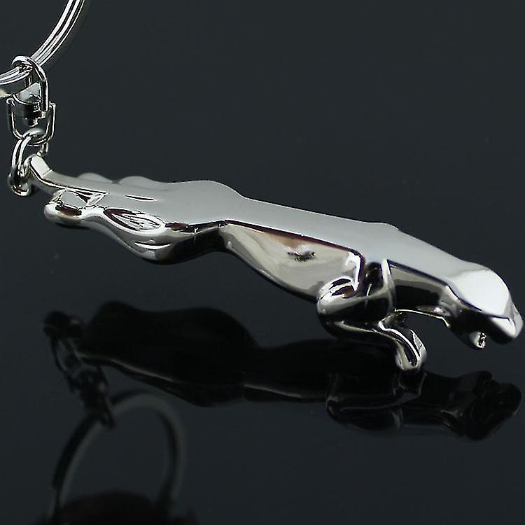 Fashion Men Car Auto Logo Jaguar Keychain Stylish Alloy Leopard Key ...
