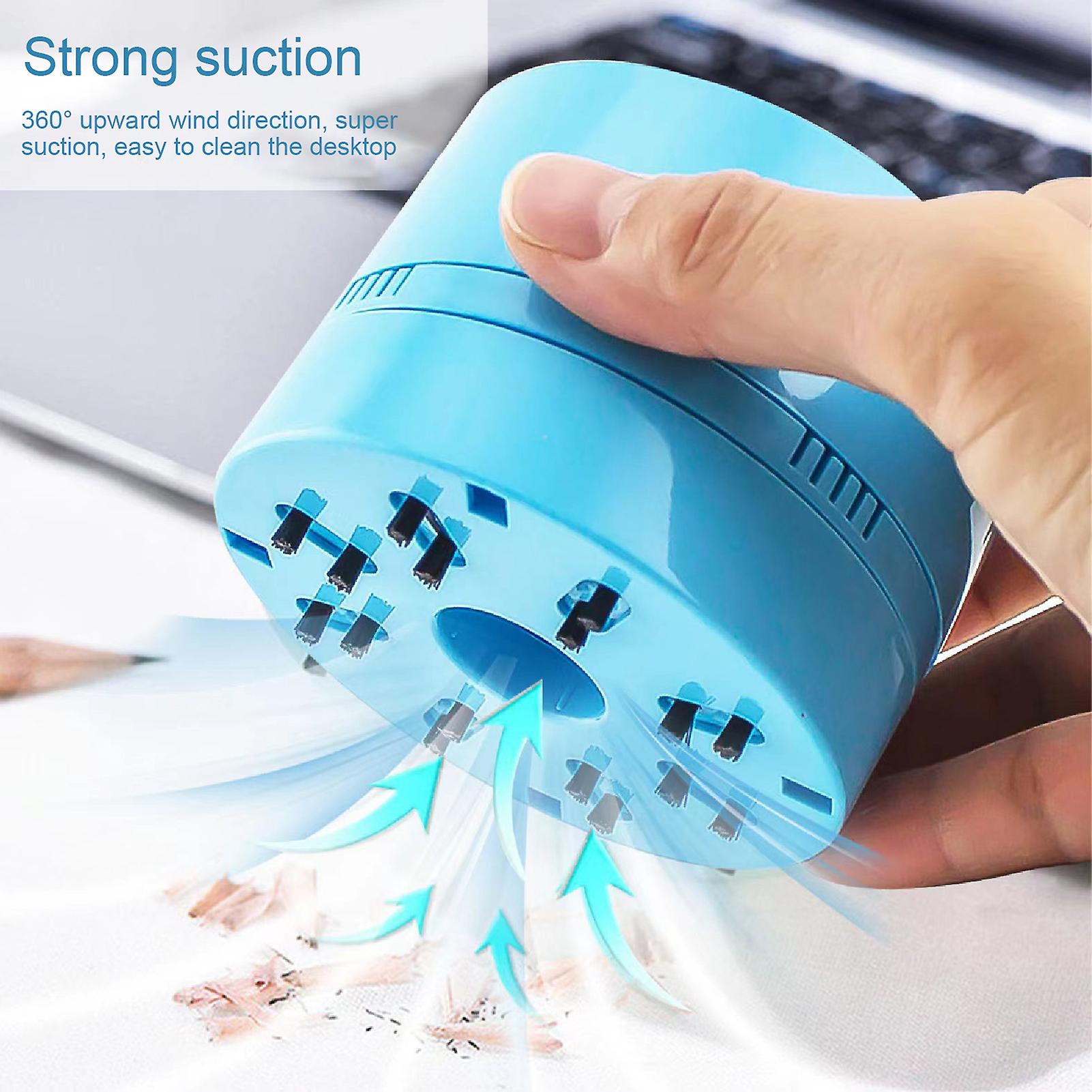 Desktop Vacuum Cleaner Powerful Battery-Powered One-key Start Handheld ...