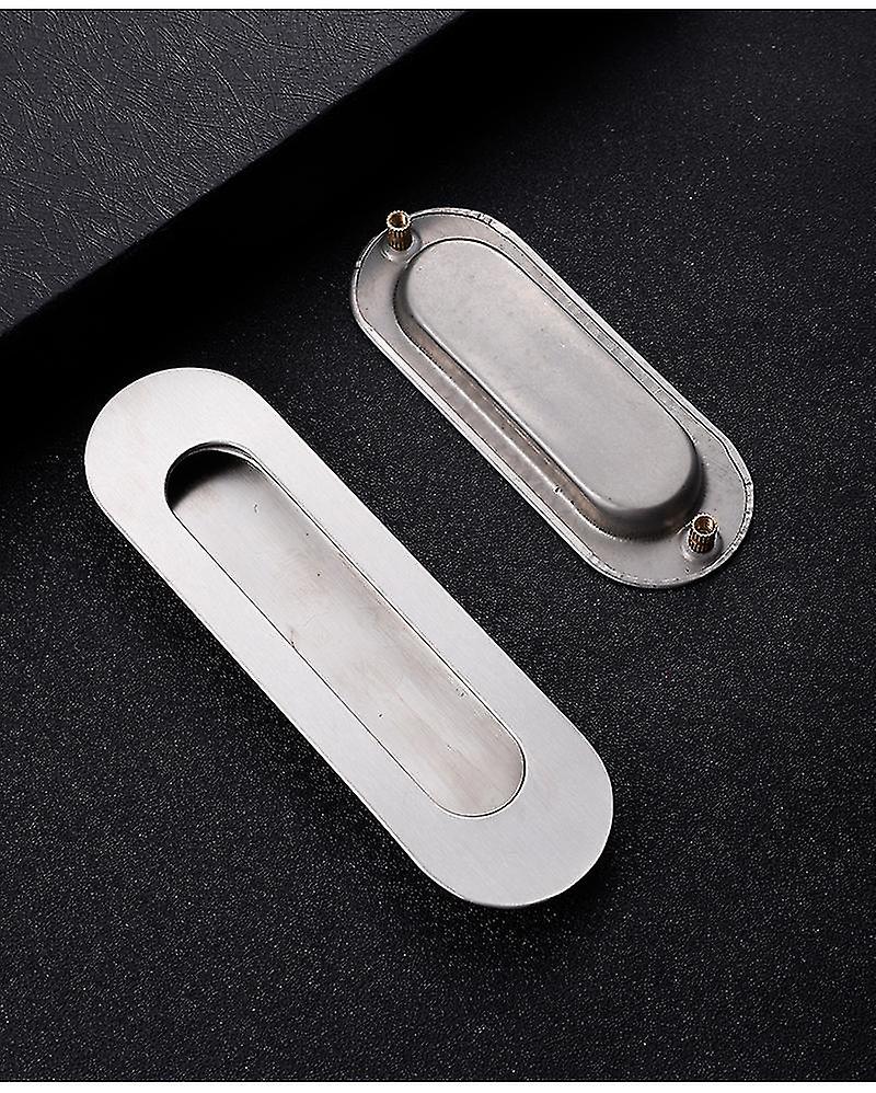 Newway 4 Pieces Sliding Door Handles Oval Recessed Handle Shell Handle ...
