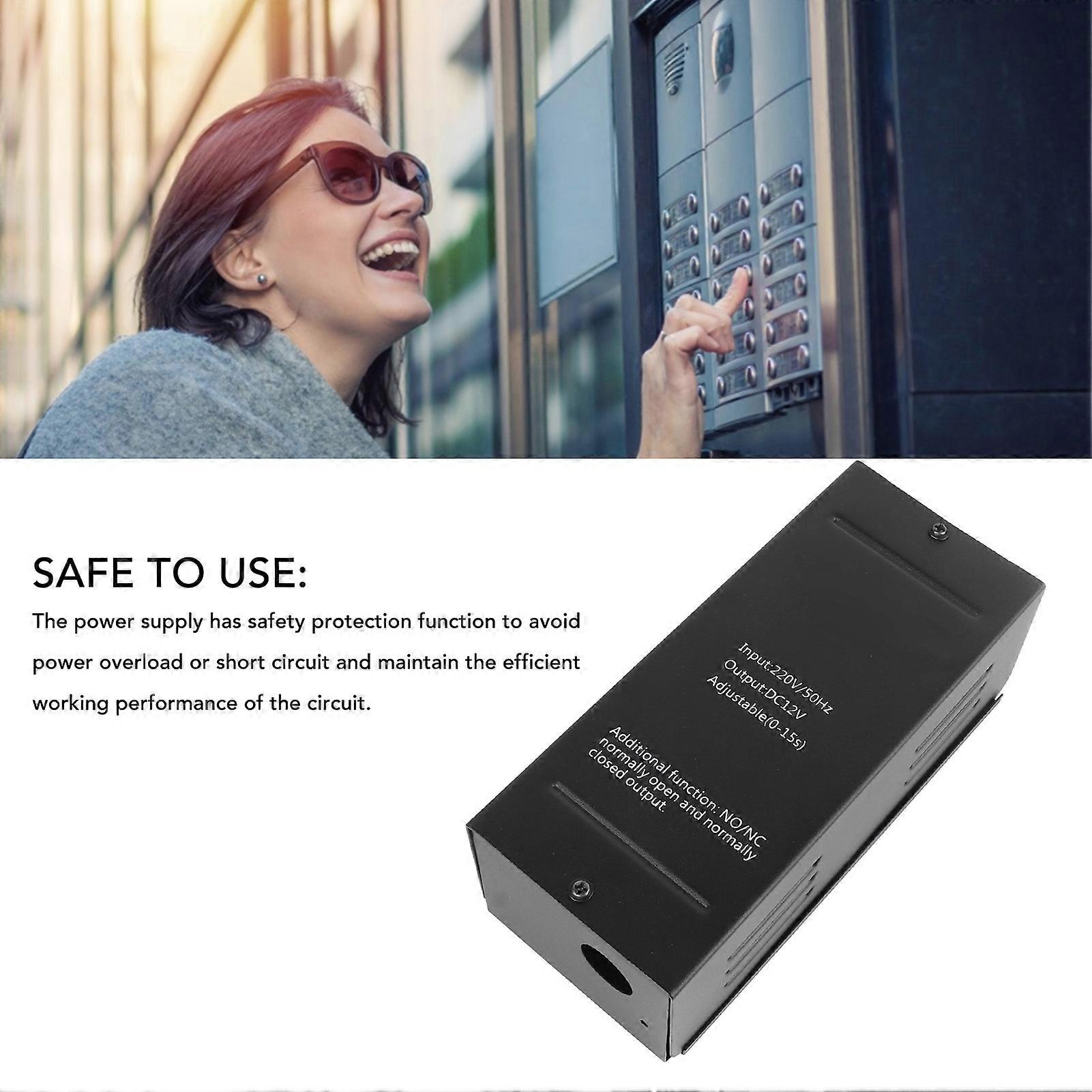 12v 5a Access Control System Power Box Ups Door Lock Delay Power Supply ...