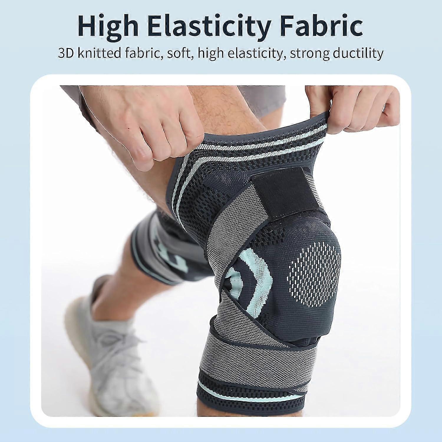 Knee Support Brace For Men Women, Professional Knee Compression Sleeve ...