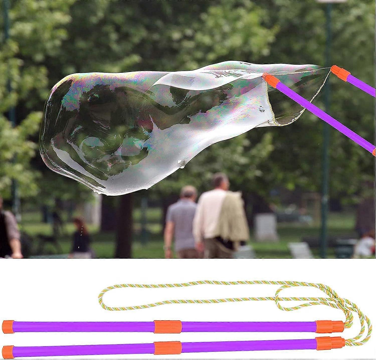 2 pairs with giant bubble wand,giant soap bubbles,toy bubble,with ...