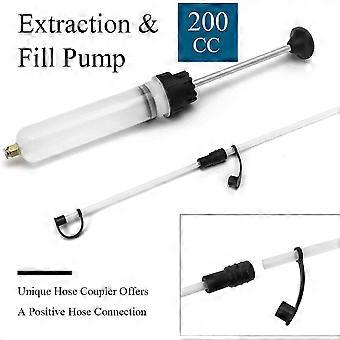Oil Suction Syringe, 200mL Oil Extractor, Manual Fluid Extractor and ...