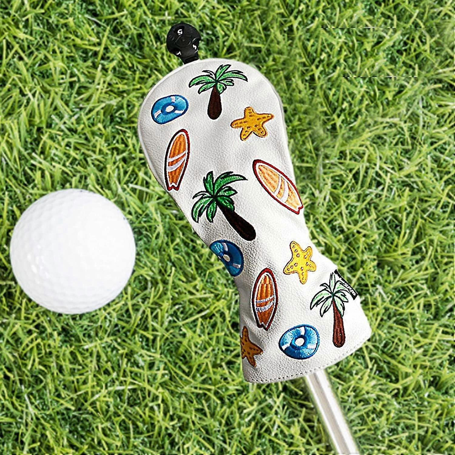 Golf Club Covers, Waterproof Golf Iron Head Covers Set, Pu Leather Golf ...