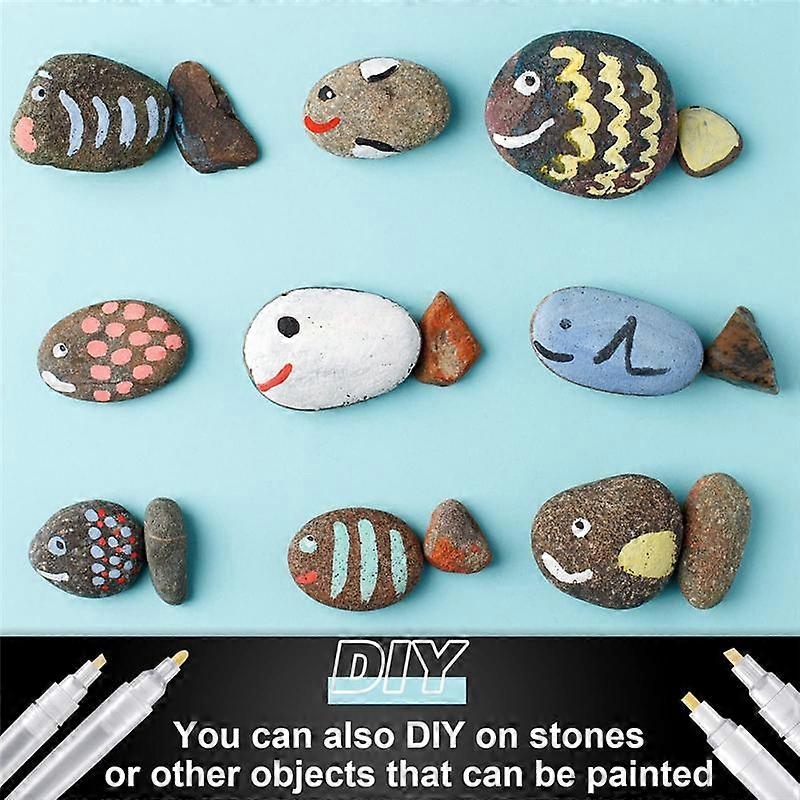 5Pcs Empty Refill Paint Markers Blank Refillable Paint Pens Empty ...