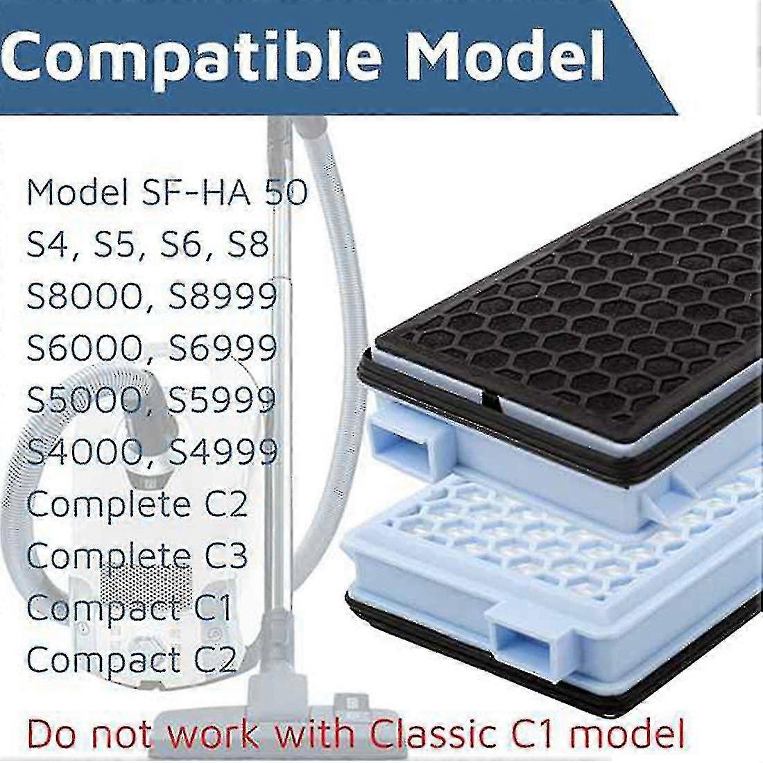 3 Filters For Miele Vacuum Cleaner Compact C2&c1,sf-ha 50,s4000 | Fruugo UK