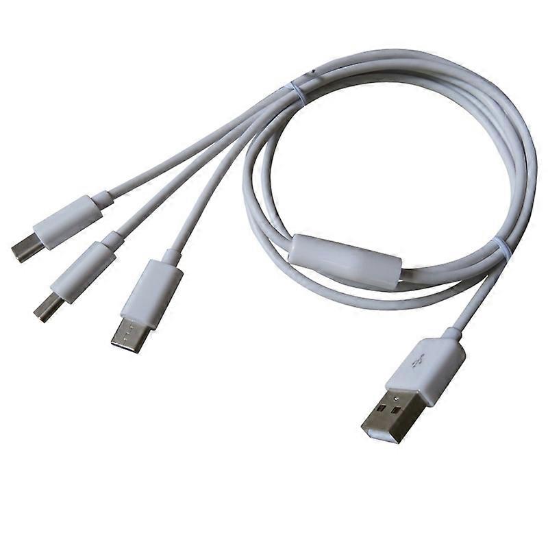 Multi USB C Splitter Cable 3 in 1 Charging Cord with 3 Type-C Male Connector | Fruugo UK