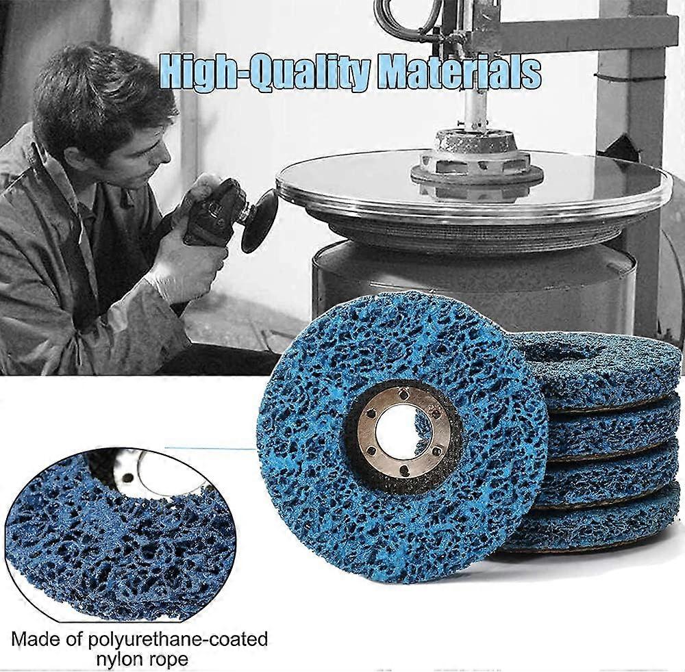 Poly Strip Wheel 115mm Abrasive Disc Paint Rust Remover Clean ...