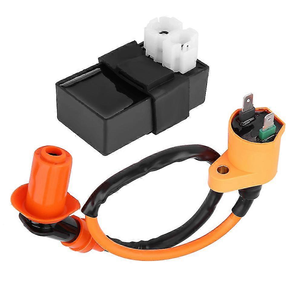 2Pcs Ignition Coil DC CDI Box Kit for Kymco SYM Vento Scooter GY6 ...